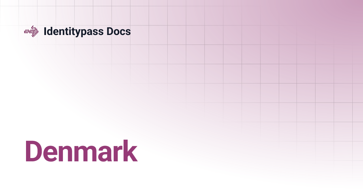 Denmark | V1 | Identitypass Docs